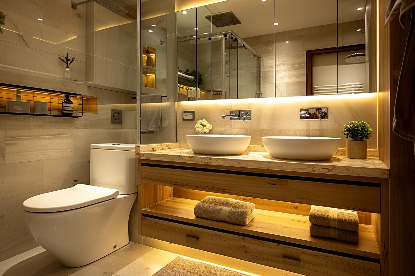 Comment aménager une salle de bain de 4m2 : conseils et astuces pour ...